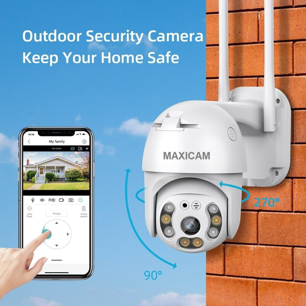 Maxicam IP66 Outdoor Wifi CCTV Camera MAX205 | Dmark.lk
