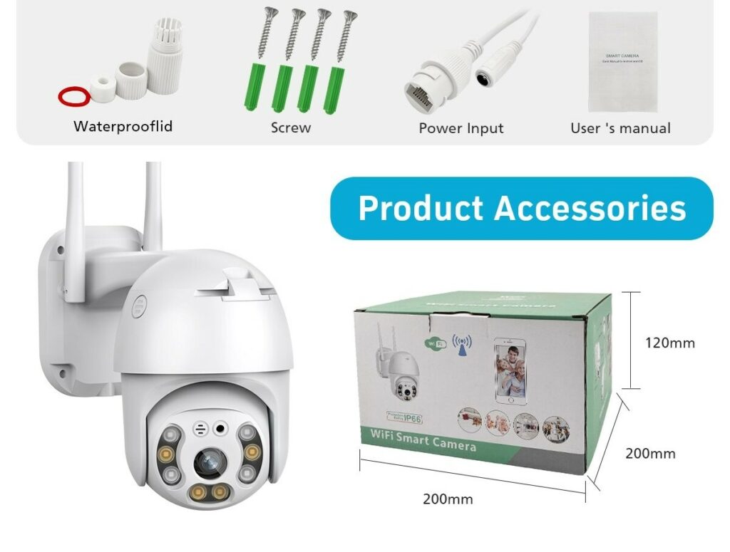 ICSEE 4MP Wireless WIFI CCTV Camera | Dmark.lk
