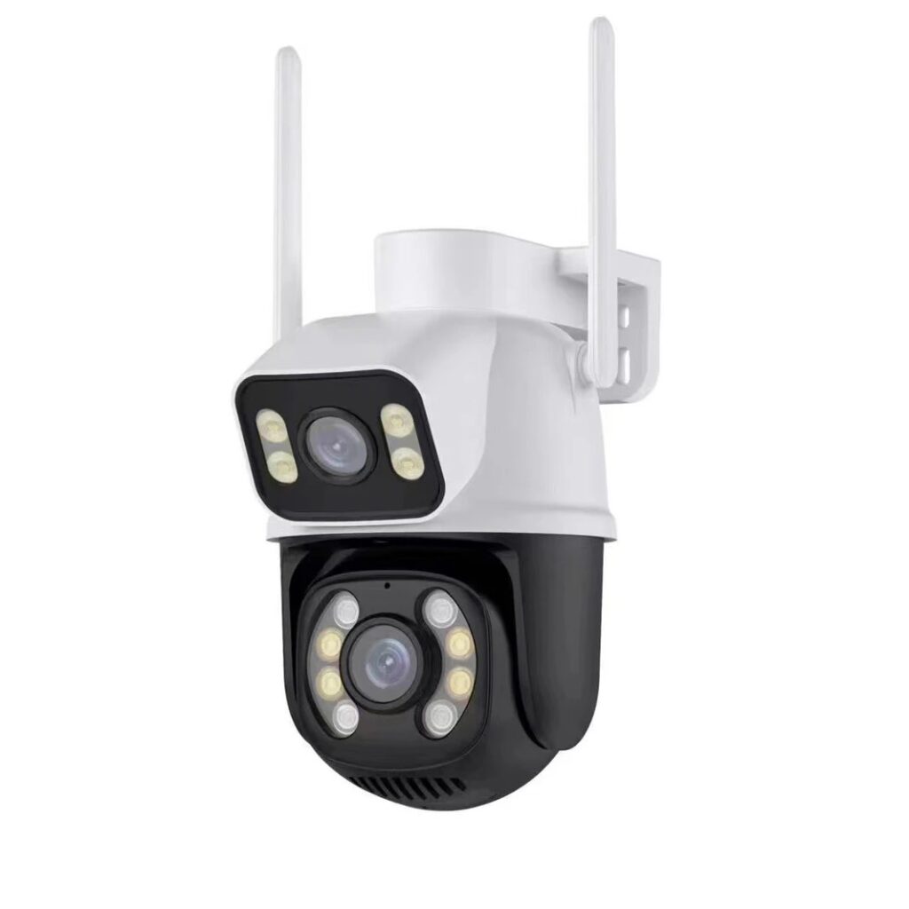 6MP 3K Dual Lens PTZ WiFi IP Camera with Dual Screen AI Auto Tracking Outdoor Security CCTV ...