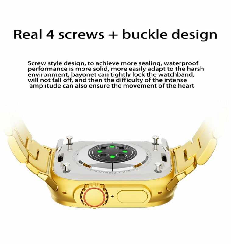 Discover the Future of Wearable Technology: Gold Ultra Smart Watch Series 8