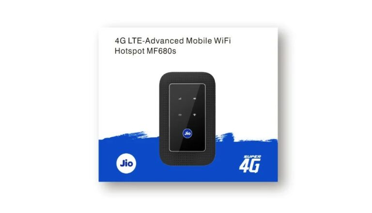 JIO 4G LTE Mobile WiFi Hotspot Portable Router – MF680s | Dmark.lk
