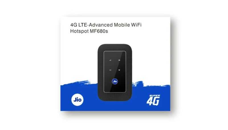 JIO 4G LTE Mobile WiFi Hotspot Portable Router – MF680s | Dmark.lk