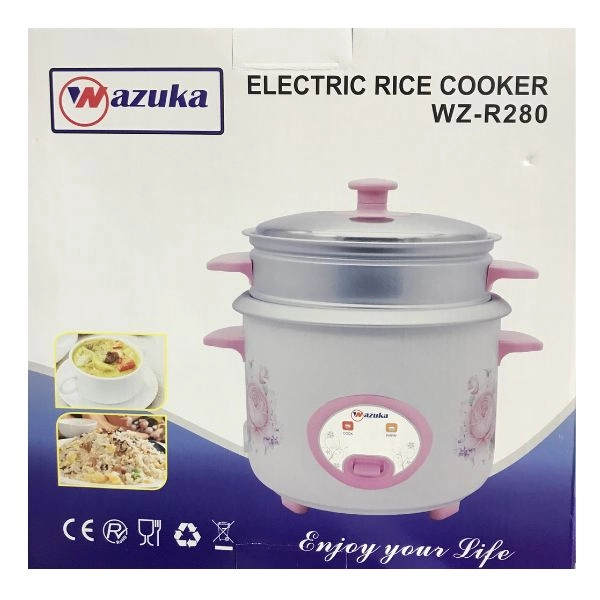 Electric Rice Cooker 2.8L 1000W Wazuka | Dmark.lk
